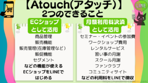【LINEでECショップ】ならAtouch (アタッチ)【手数料やはじめ方】までわかりやすく解説 - なんでもキャッシュレス
